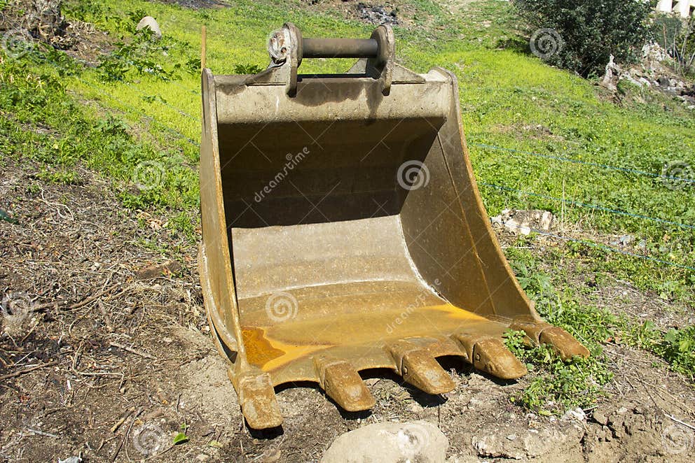 Digger bucket stock photo. Image of mechanical, digger - 109997522