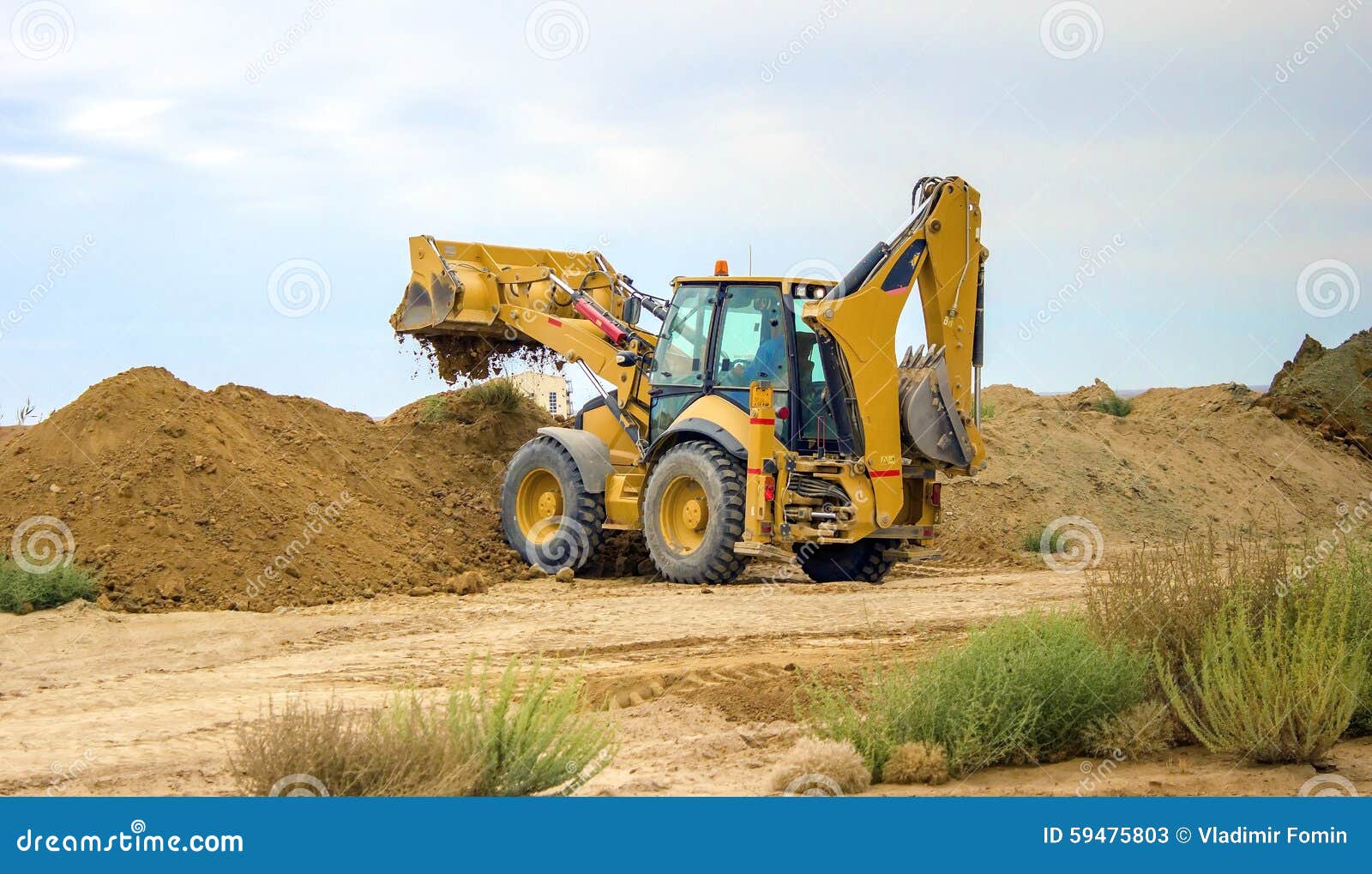 Digger stock image. Image of facilities, work, betpakdala - 59475803