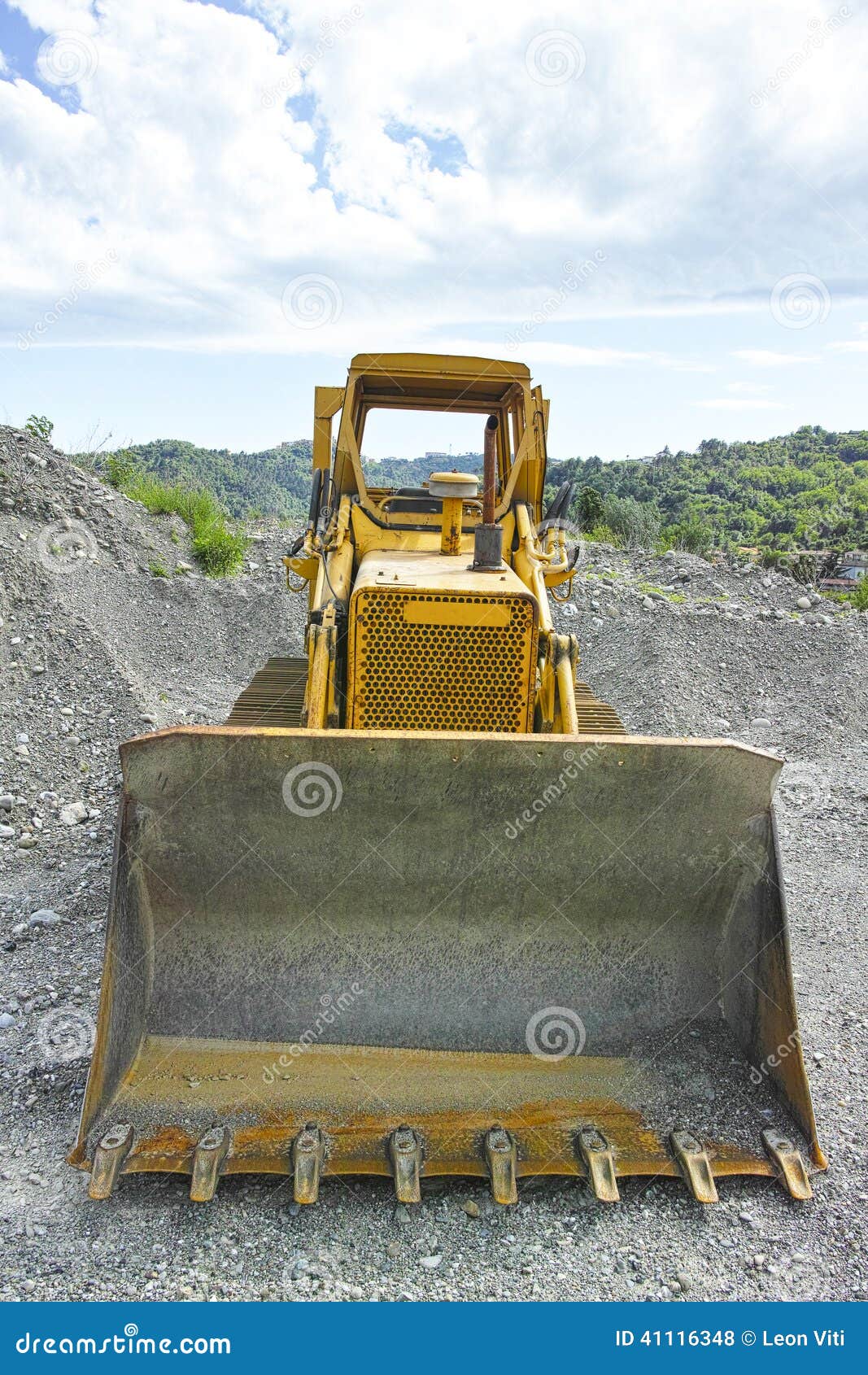 Digger stock photo. Image of heavy, backhoe, bucket, loader - 41116348