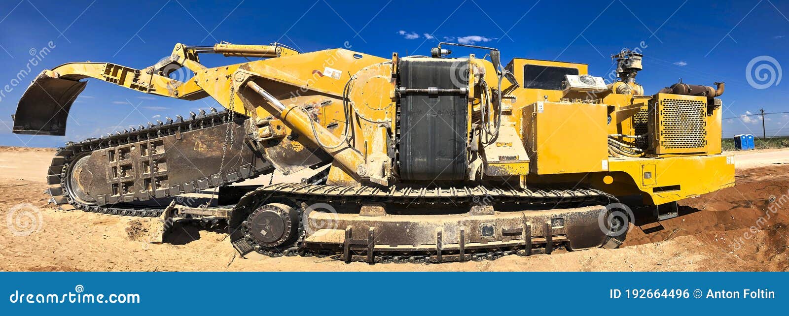 Digger stock photo. Image of mining, earth, tractor - 192664496