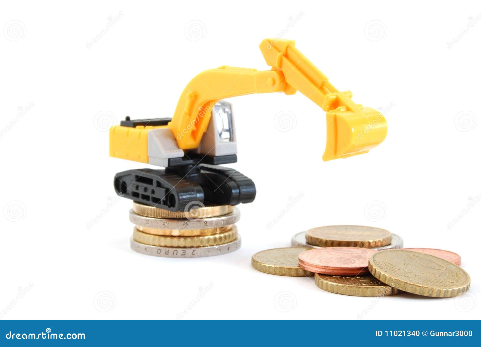 Digger an money stock photo. Image of earning, funds - 11021340