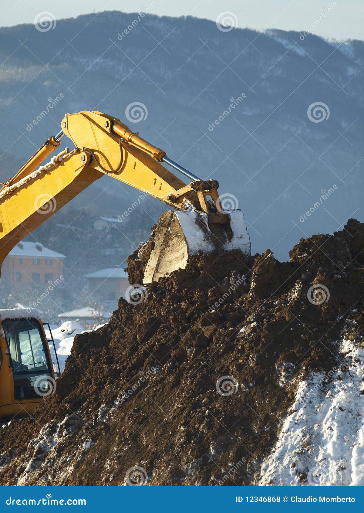 Digger03 stock photo. Image of excavation, excavate, excavating - 12346868