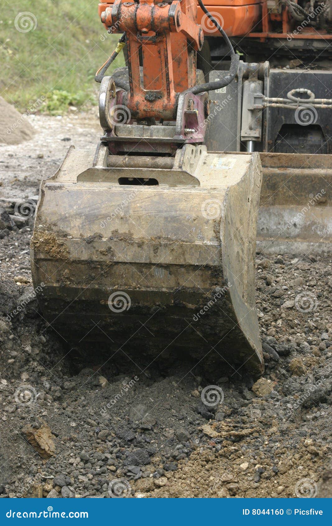 Digging 4 stock photo. Image of digging, exterior, machinery - 8044160