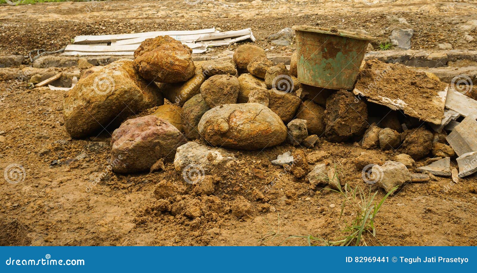 Digging Activity for Construction Building Photo Taken in Bogor ...