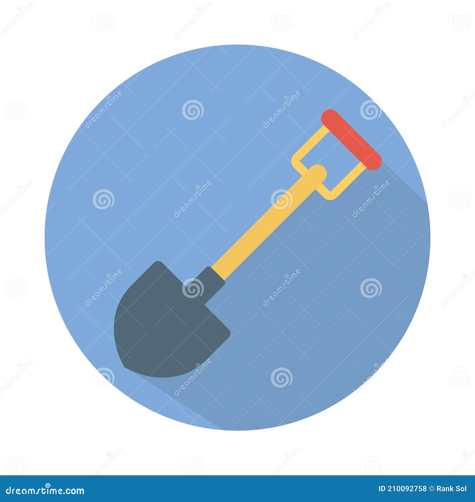 Digging Color Vector Icon Which Can Easily Modify or Edit Stock Vector ...