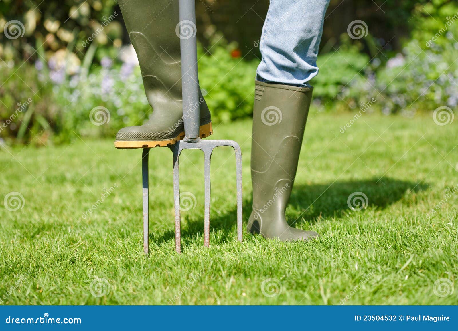 Digging fork stock photo. Image of aerate, galoshes, boots - 23504532