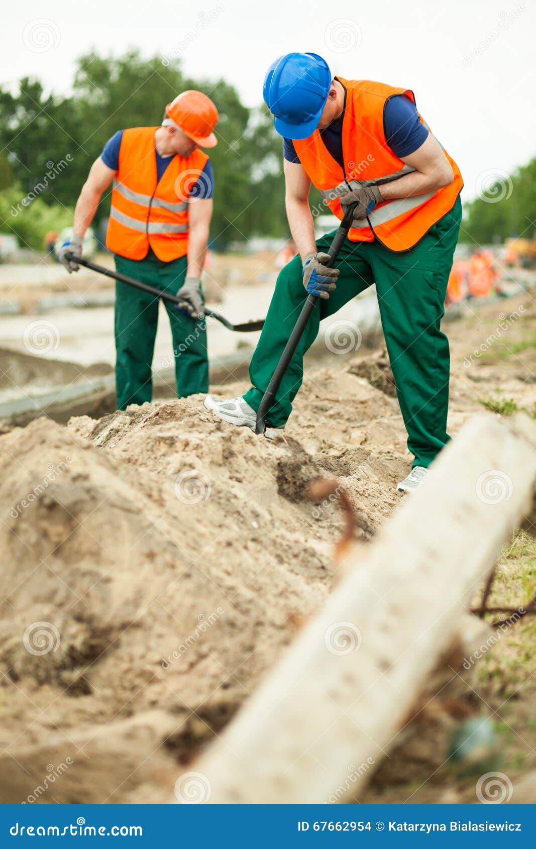 Digging in the ground stock photo. Image of ground, cement - 67662954