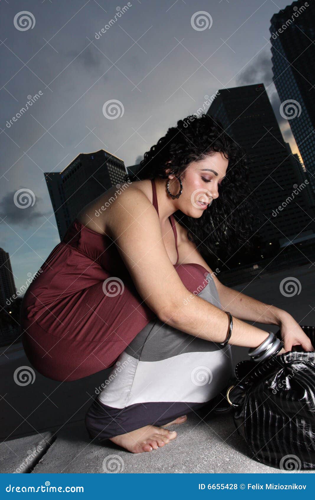 Digging Through Her Purse Picture Image 6655428