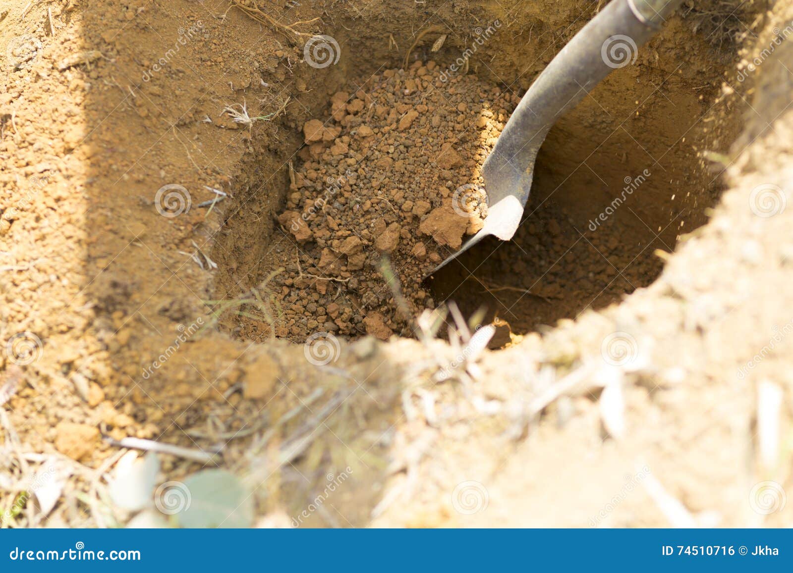 Digging the Land for Planting Stock Photo - Image of inspiration ...