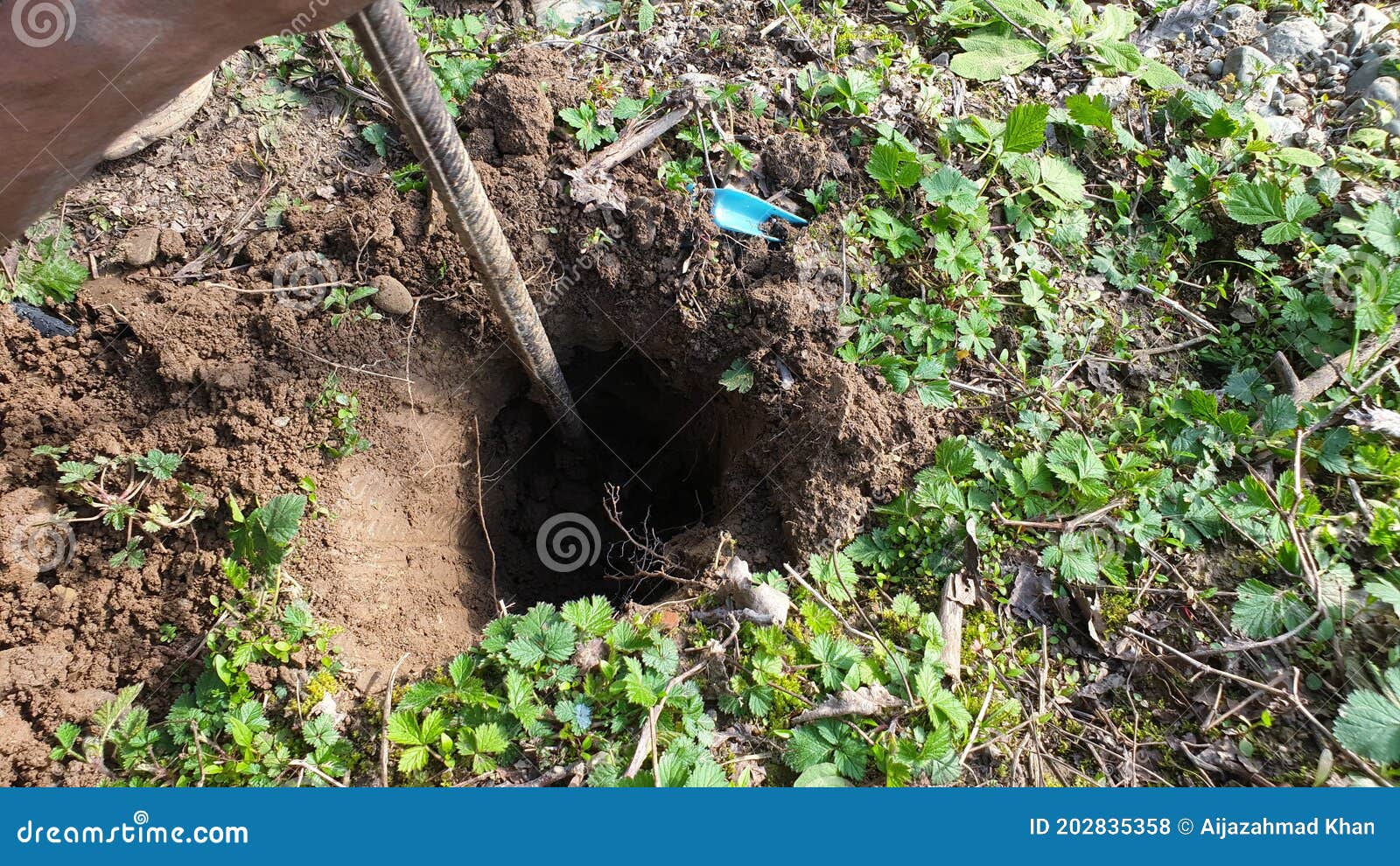 Digging land stock photo. Image of daylight, cyclone - 202835358