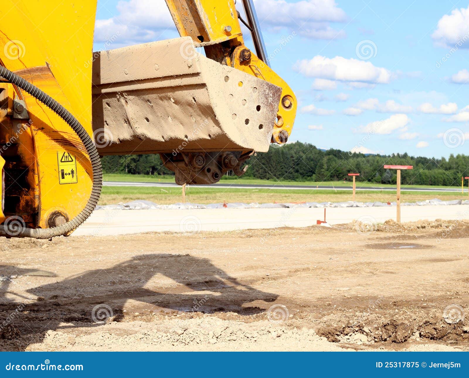 Digging machine stock image. Image of machine, loader - 25317875