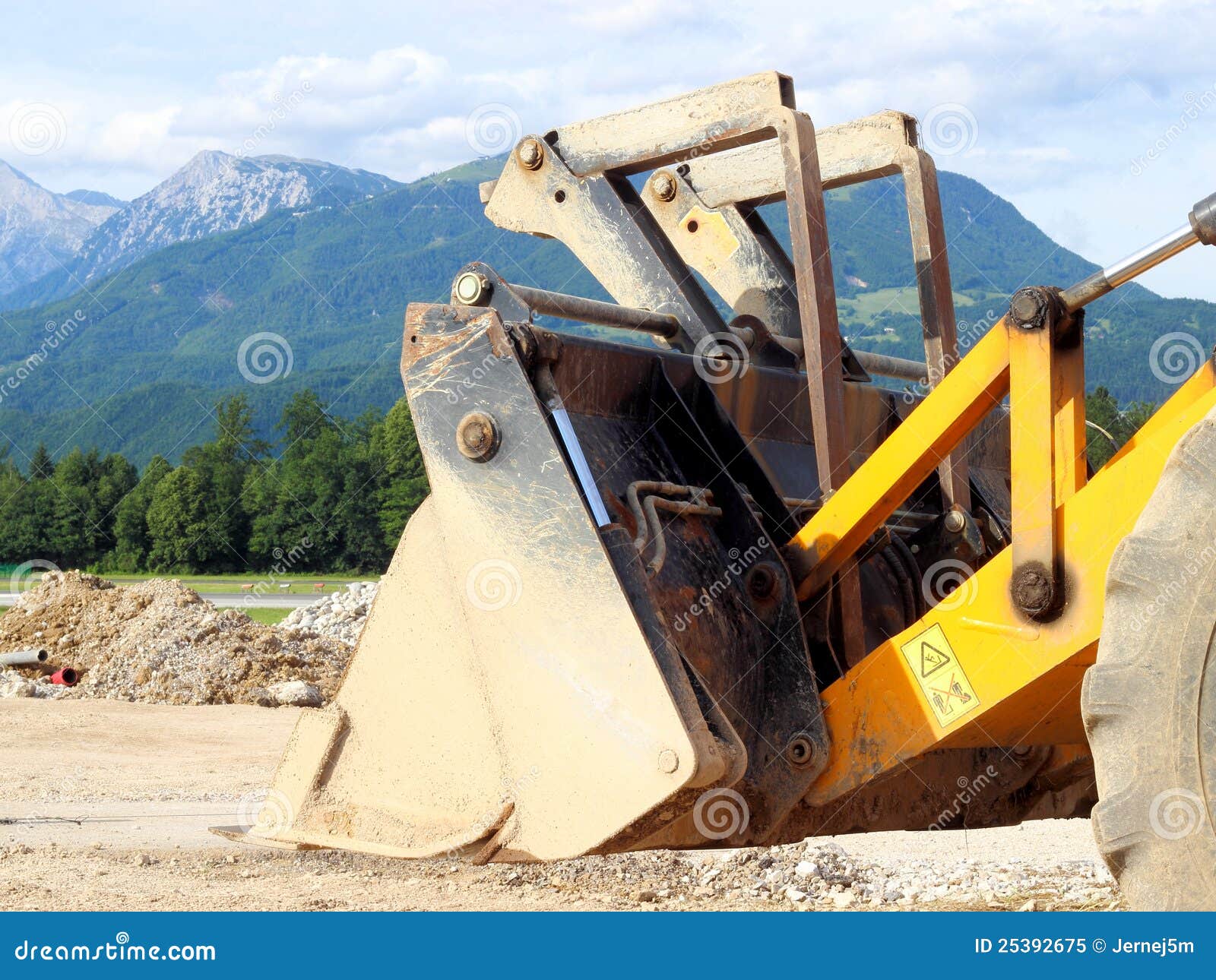 Digging machine II stock image. Image of outdoors, quarry - 25392675