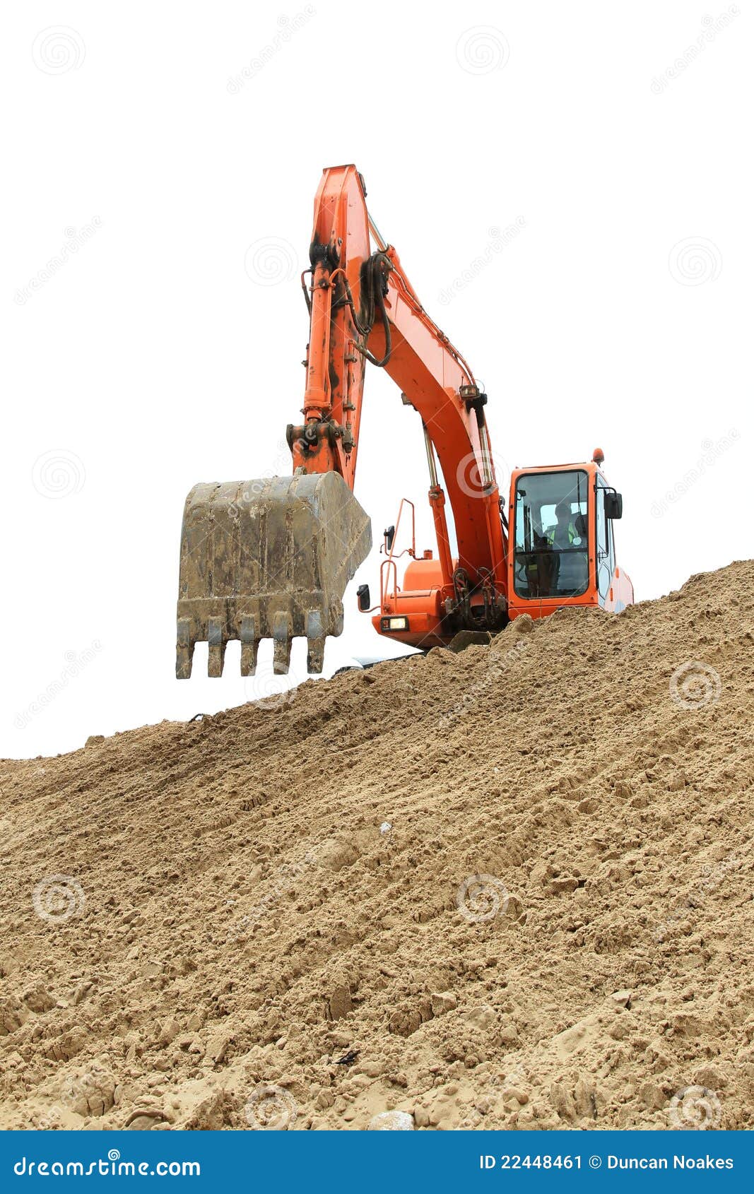 Digging Machine Working stock image. Image of blade, building - 22448461