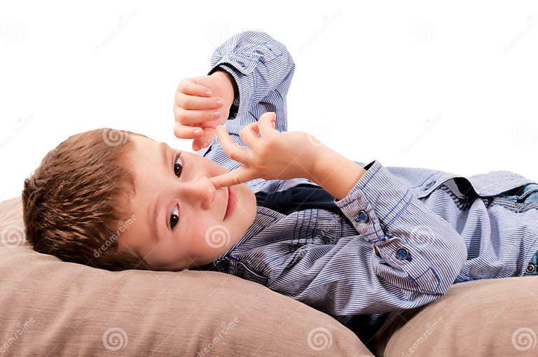 Digging nose stock image. Image of finger, eyes, isolated - 28805763