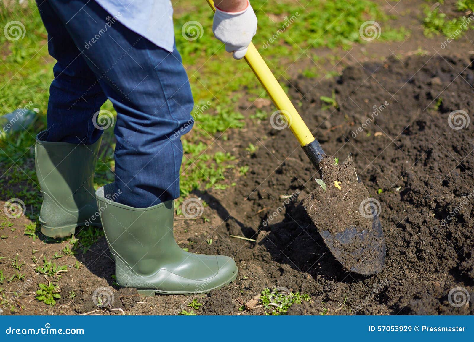 Digging soil stock image. Image of land, activity, close - 57053929