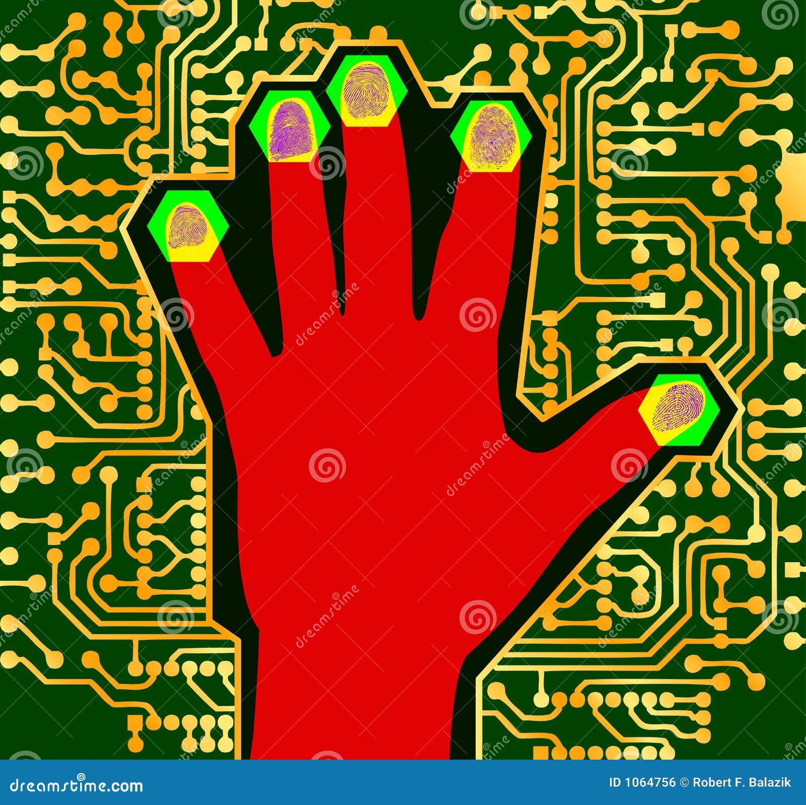 Digi_prints_03 stock illustration. Illustration of homeland - 1064756