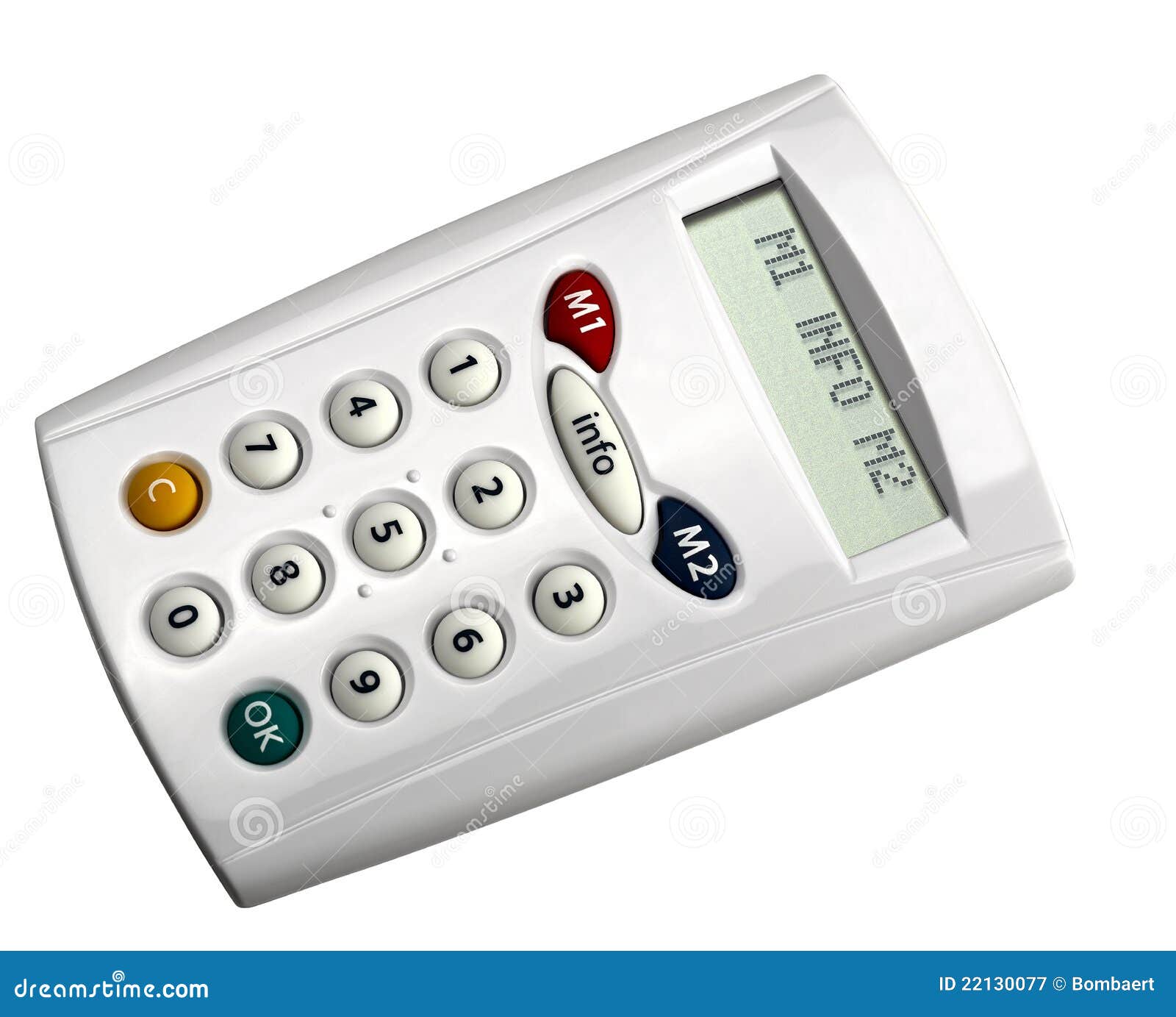 Digipass isolou-se imagem de stock. Imagem de dinheiro - 22130077