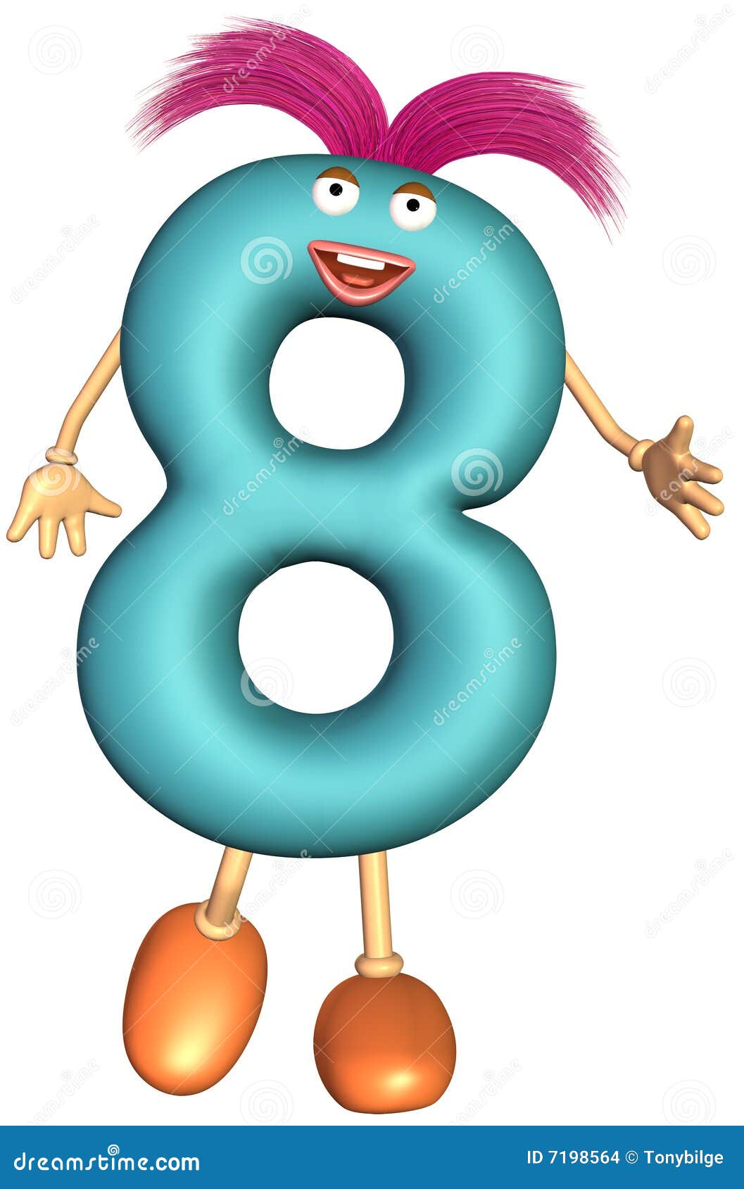 Digit Character Of One Stock Illustration | CartoonDealer.com #7198300