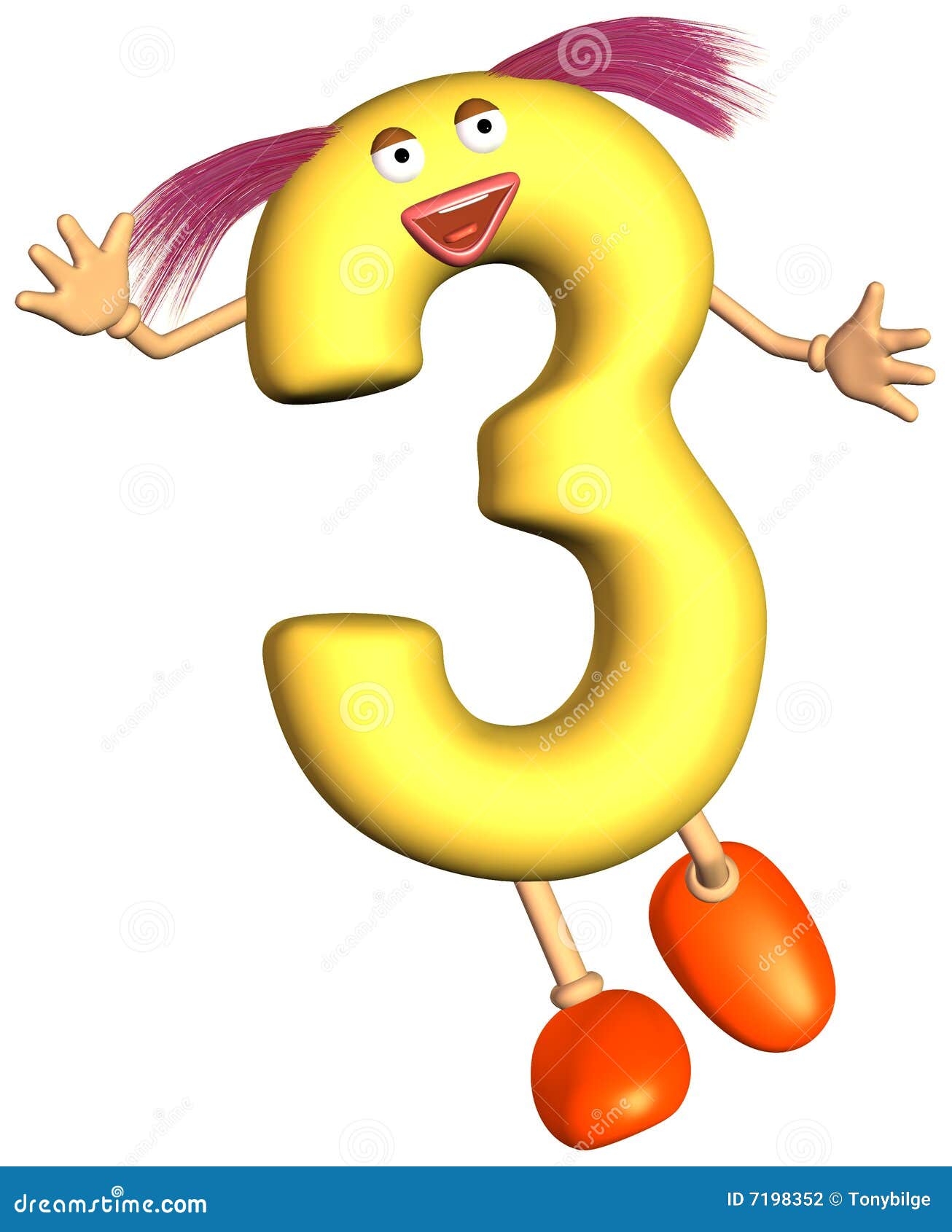 Digit Character Of One Stock Illustration | CartoonDealer.com #7198300