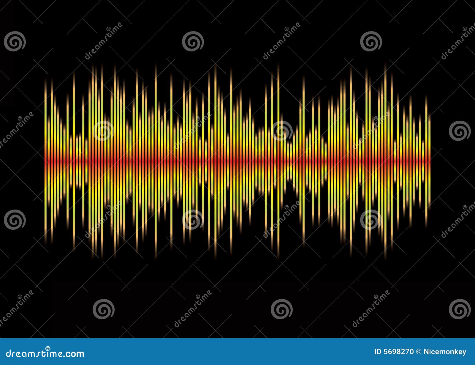 Digit music stock vector. Illustration of technology, graphic - 5698270