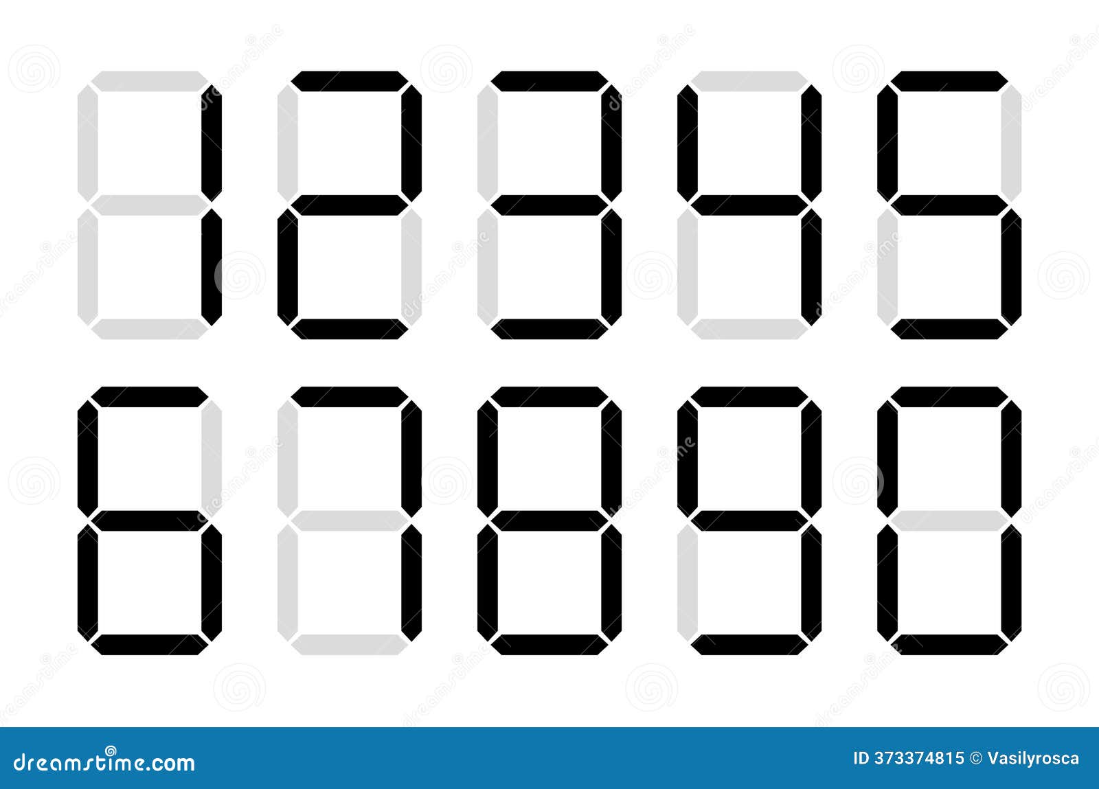 Digit Number Three Outline Font In Outline Bubble Style Isolated On ...