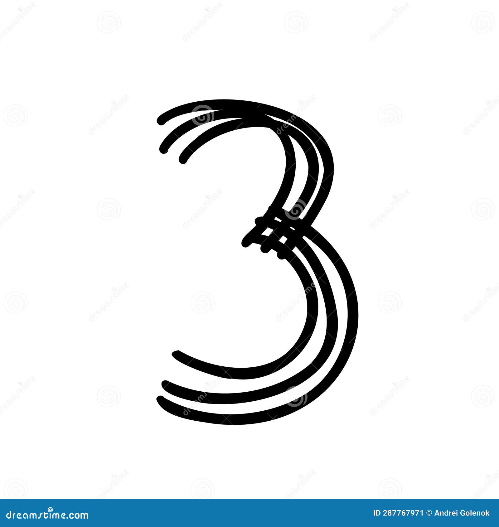 Scribble Font Cartoon Vector | CartoonDealer.com #186029575