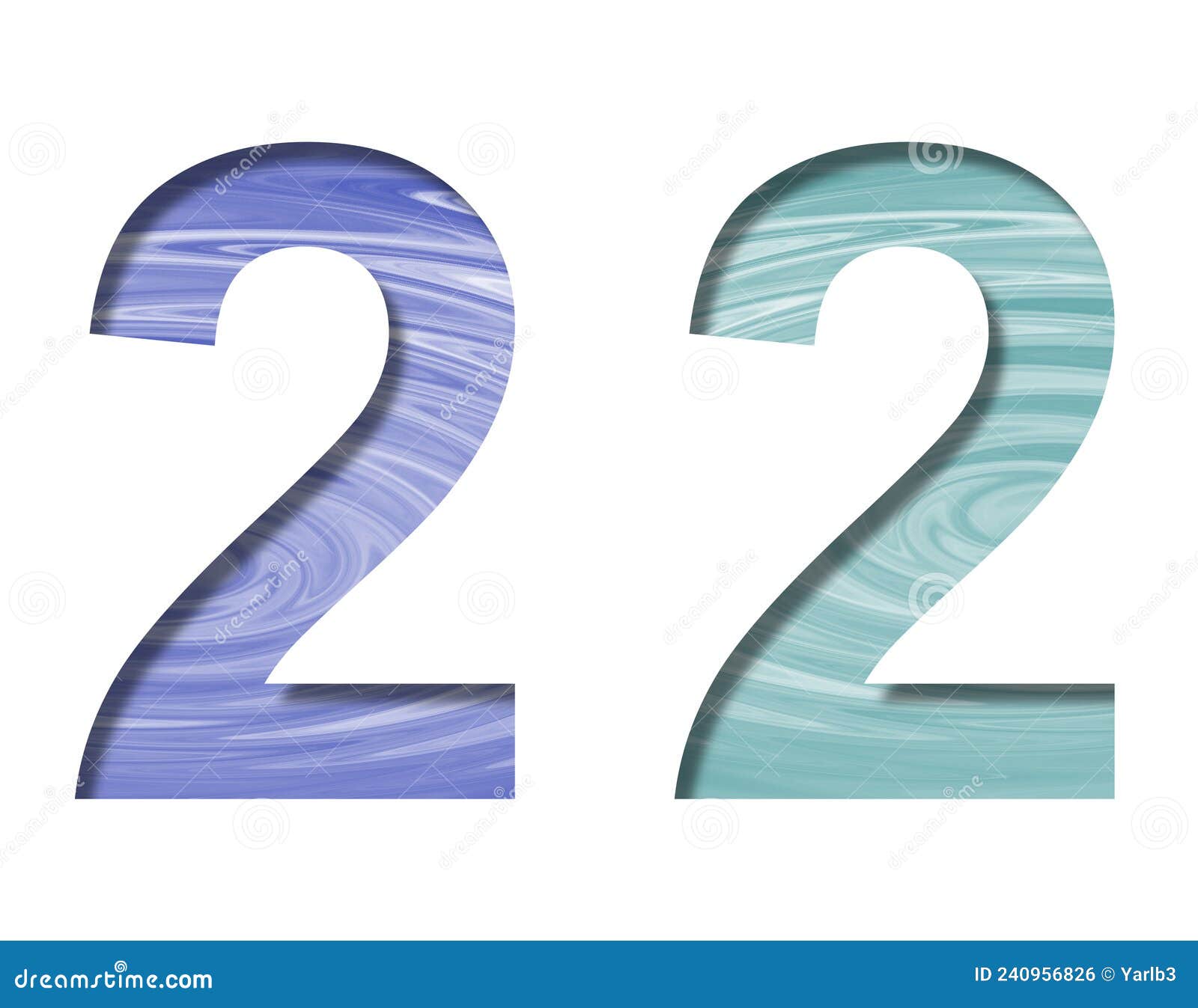 Digit Two 2 Cut Out Of White Paper On The Background Of Beautiful