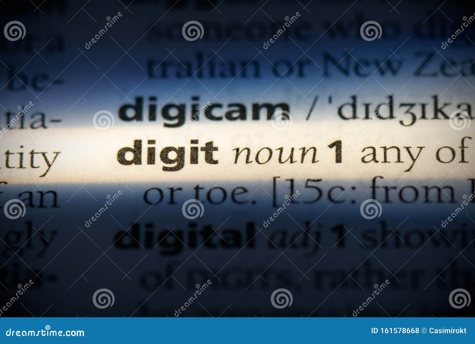 Digit stock photo. Image of language, close, idea, meaning - 161578668