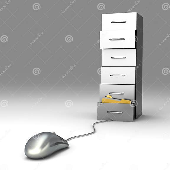 Digitaal Archief stock illustratie. Illustration of digitaal - 17779590