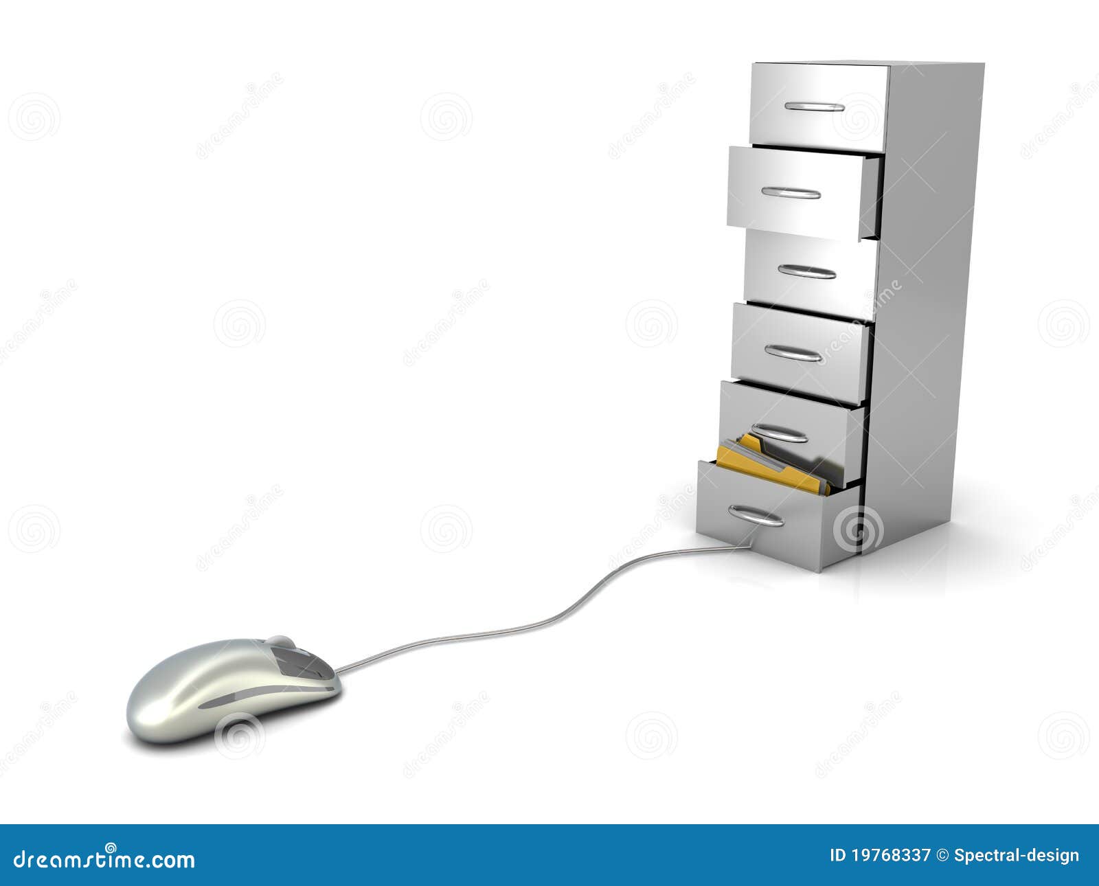 Digitaal Archief stock illustratie. Illustration of illustratie - 19768337