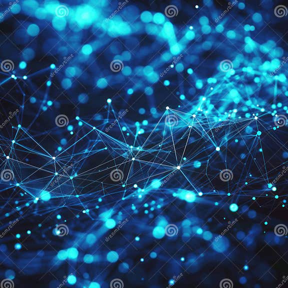Digital Abstract Art Connectivity between Network Molecular Codes ...