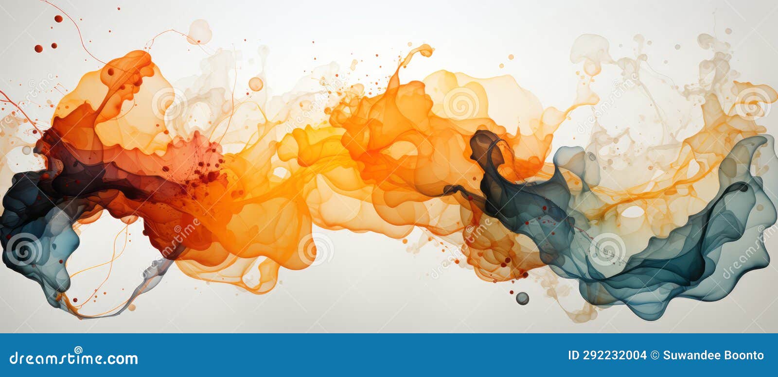 Digital Abstract Background with Colorful Smoke Splash Stock ...