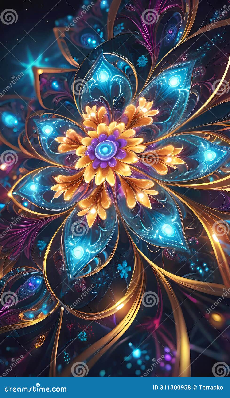 Digital Abstract Background of Technological Colors, Neural Networks ...