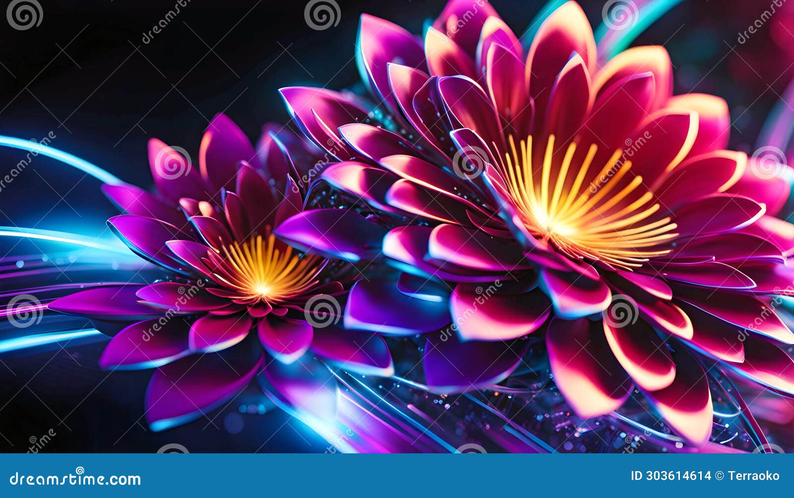 Digital Abstract Background of Technology Colors, Neural Networks and ...