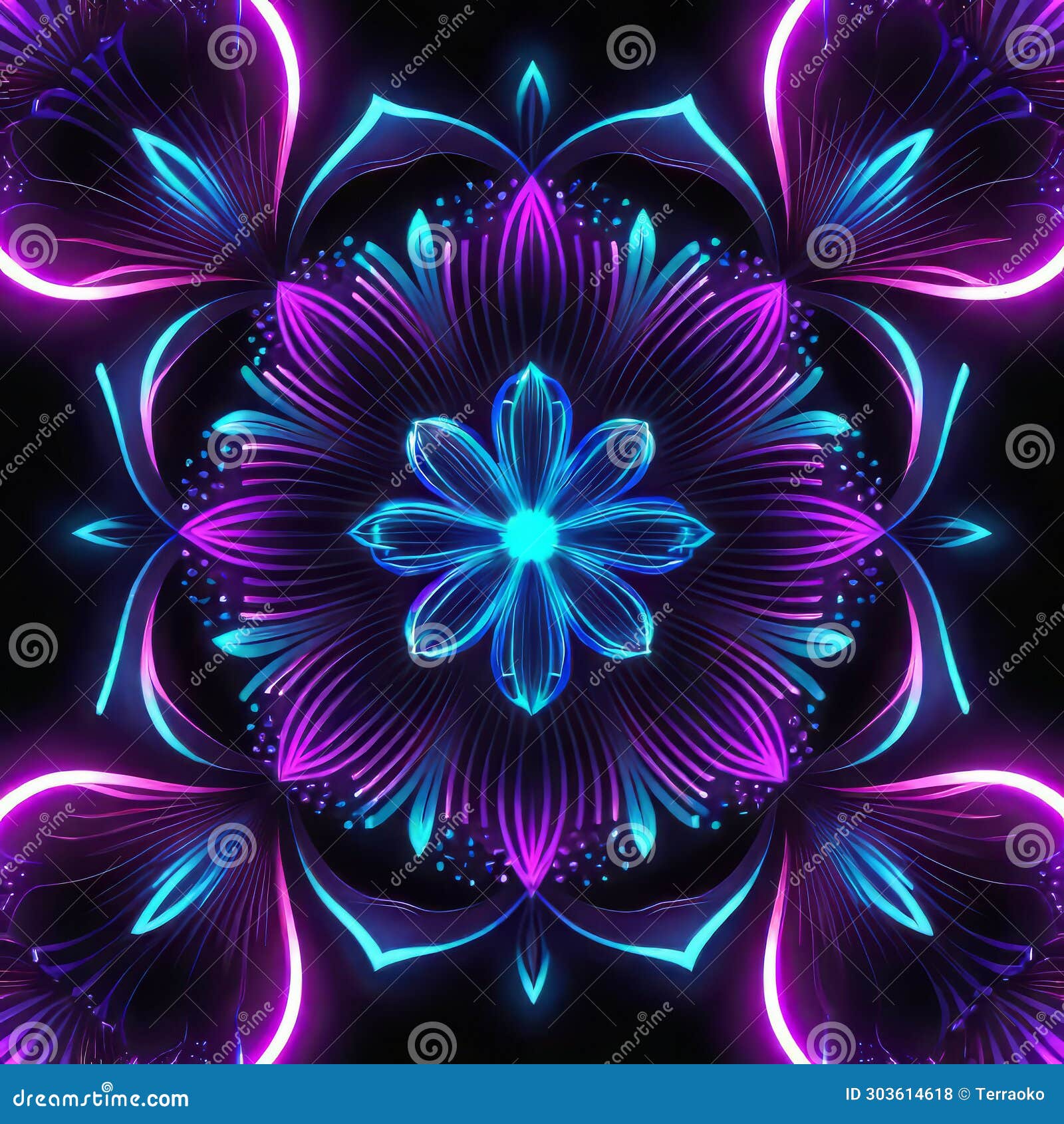 Digital Abstract Background of Technology Colors, Neural Networks and ...