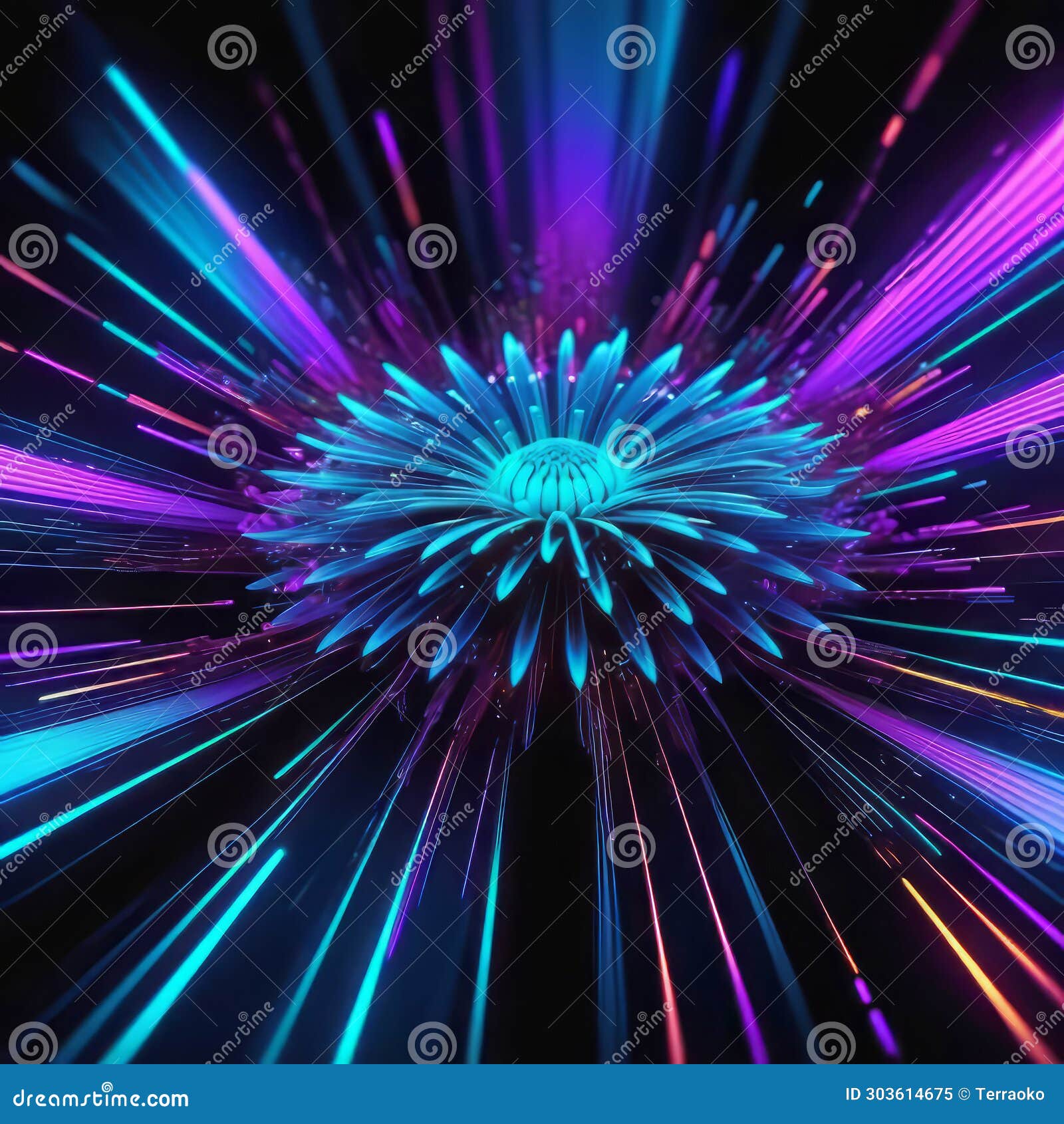 Digital Abstract Background of Technology Colors, Neural Networks and ...