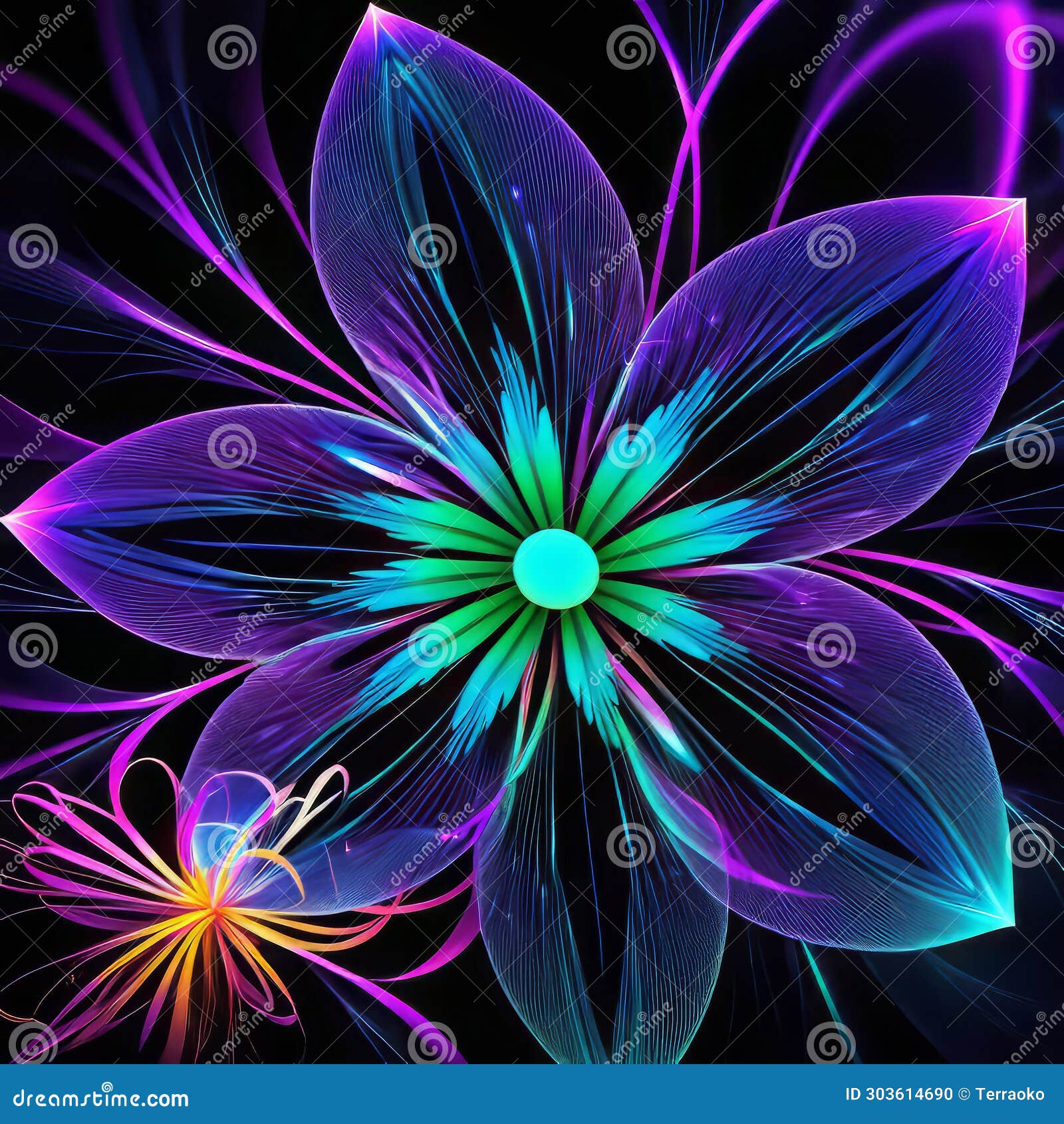 Digital Abstract Background of Technology Colors, Neural Networks and ...