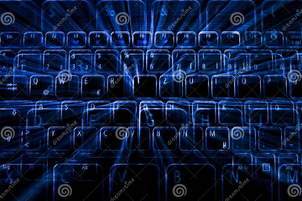 Digital Abstract Bits Data Stream, Cyber Pattern Digital Background Stock Illustration ...