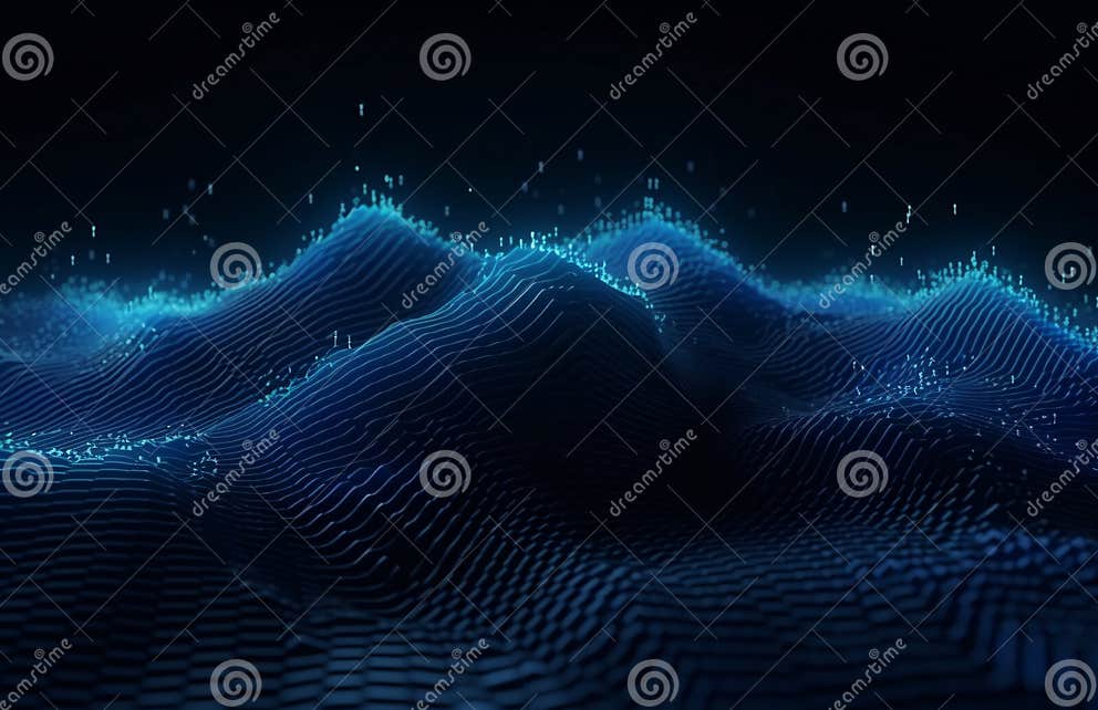 Digital Abstract Colorful Background. AI Generated Stock Photo - Image ...