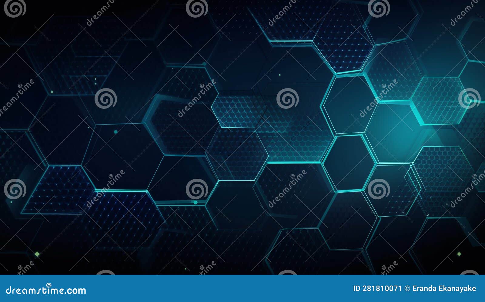 Digital Abstract Colorful Background. AI Generated Stock Image - Image ...