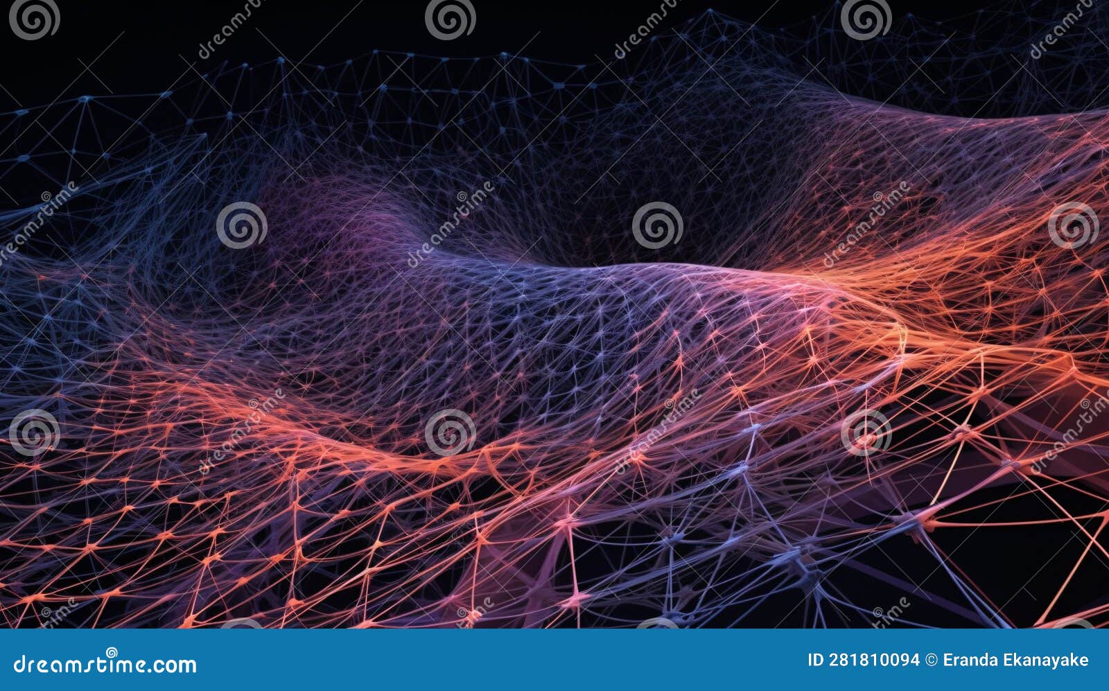 Digital Abstract Colorful Background. AI Generated Stock Photo - Image ...
