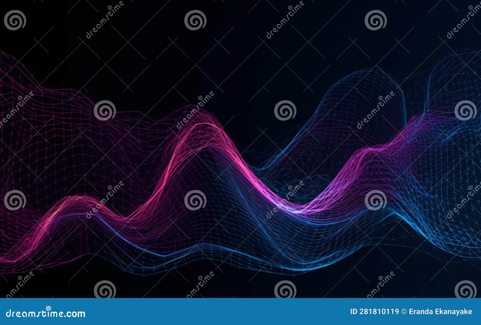 Digital Abstract Colorful Background. AI Generated Stock Image - Image ...