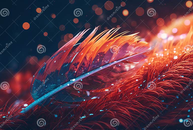 Digital Abstract Colorful Background. AI Generated Stock Illustration ...