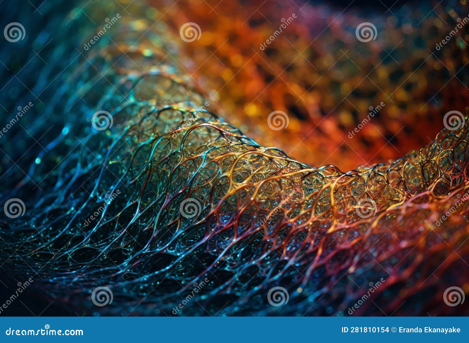 Digital Abstract Colorful Background. AI Generated Stock Illustration ...