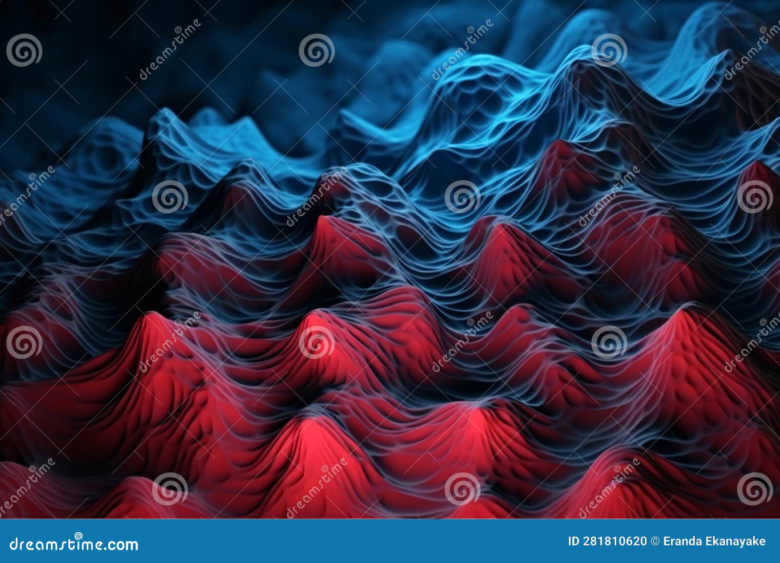 Digital Abstract Colorful Background. AI Generated Stock Illustration ...