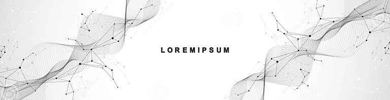 Digital Abstract Connection Dots And Lines Network Connection Structure Technology Polygonal