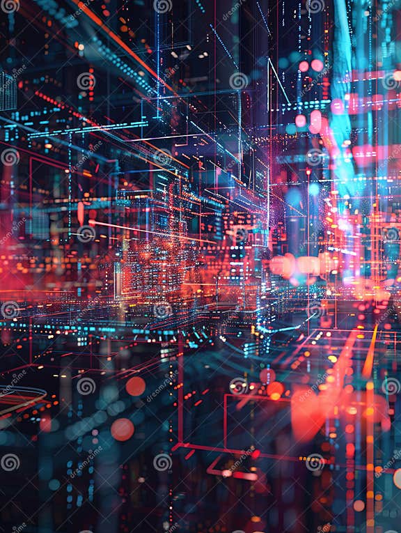 A Digital Abstract Depicting Massive Information Streams, Complex Graphs, and Interfaces ...