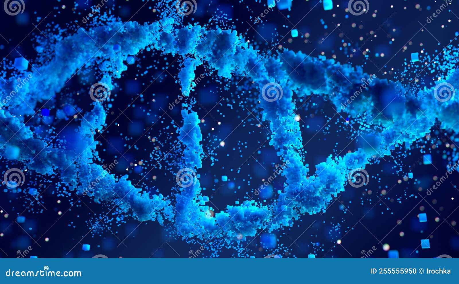 Dna Spiral Molecule Structure Vector Icons. Genetics Research And ...