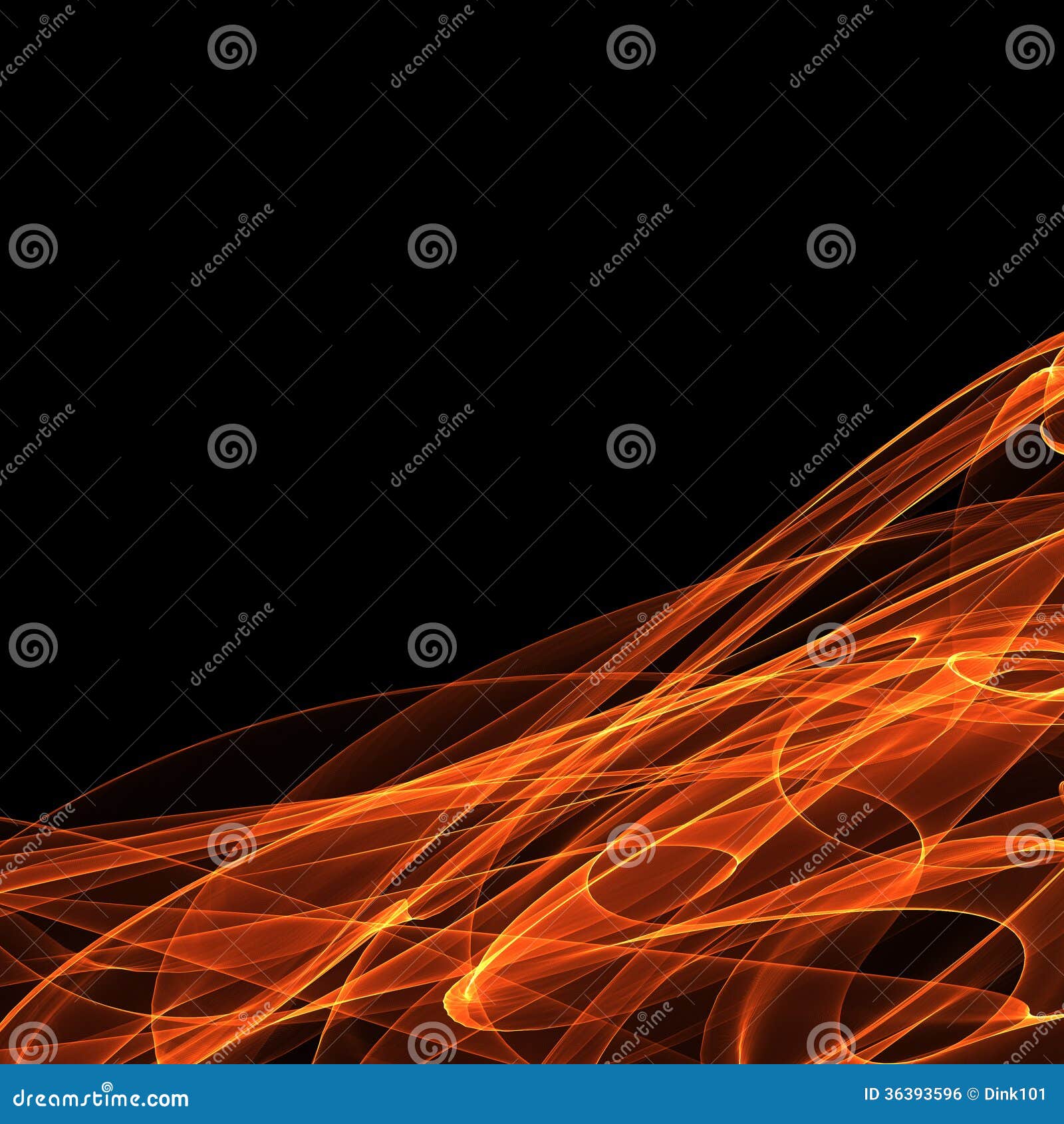 Digital Abstract Fire Background Stock Illustration - Illustration of ...