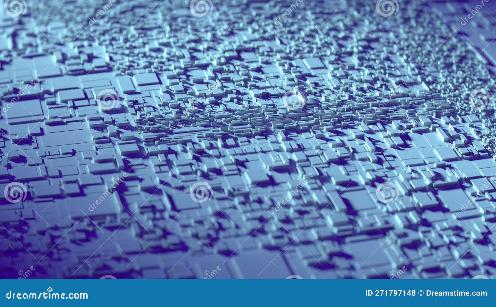 Digital Abstract Future Technology Architectural Background, Voluminous ...